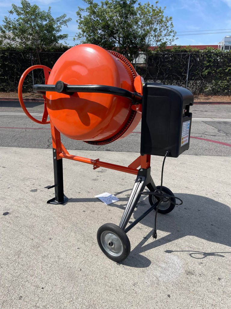 5.65 CUBIC FEET 650 Watt ELECTRIC CEMENT CONCRETE STUCCO MORTAR MIXER ...