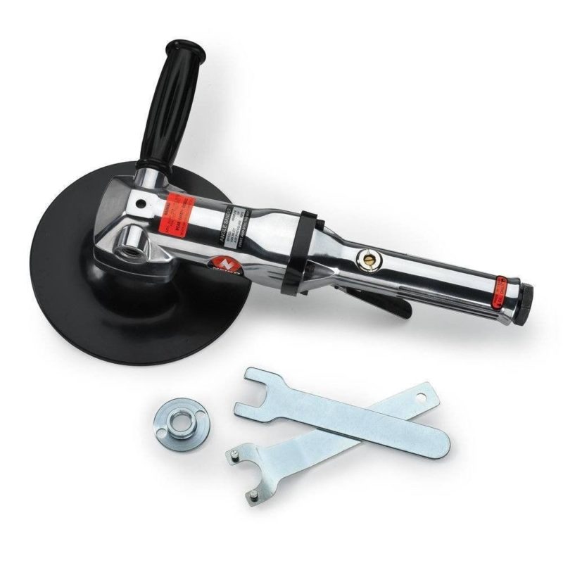 7" Stainless Pneumatic Air Angle Polisher Buffer Variable Speed 1,500 ...