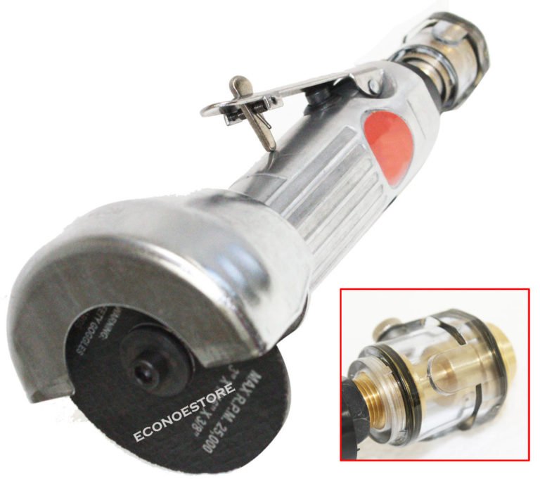 Combo 3" Air Cut Off Metal Tool with Mini Air Line Oiler – EconoSuperStore