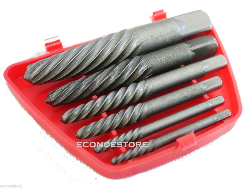 EASY OUT 6PC SET With CASE 1/8" To 3/4" HI-GRADE STEEL – EconoSuperStore