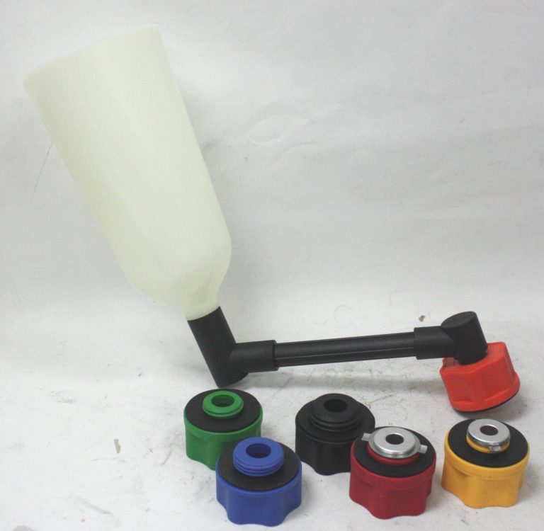 Fast Oil Funnel Filling Kit & 6 Adapters NO Spillage No Mess 4 Domestic ...