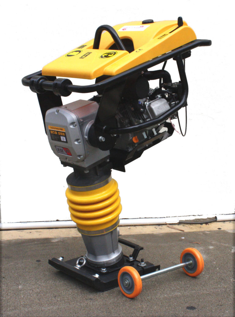 Jumping Jack Tamping Rammer Dirt Soil Tamper Compactor w/6.5HP 196cc ...
