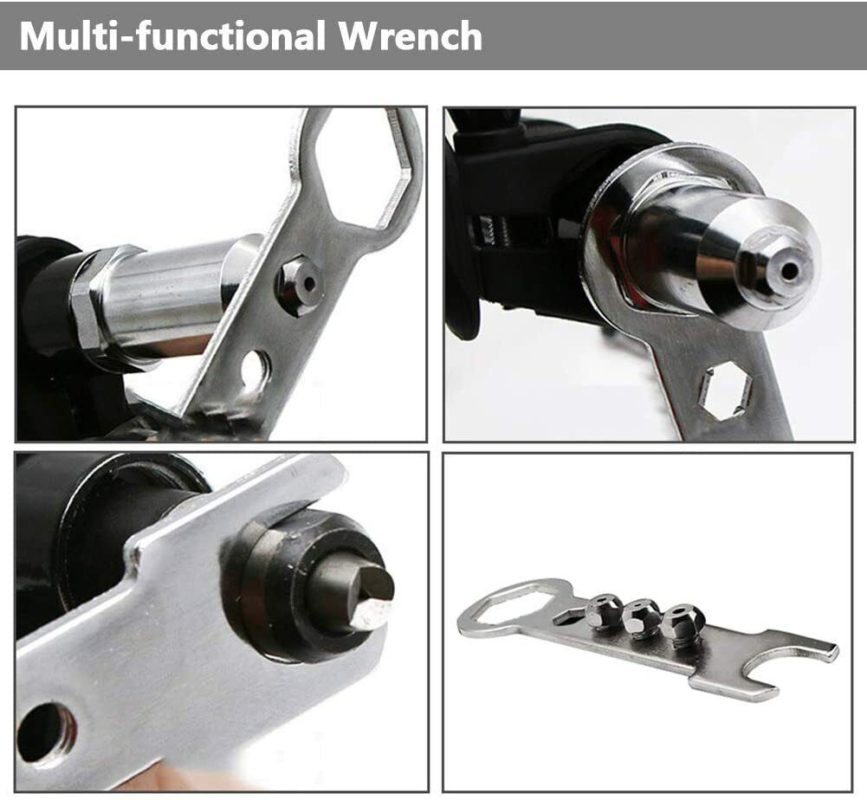 Rivet Gun Adapter Riveter Drill Converter Attachment For Electric Drill ...