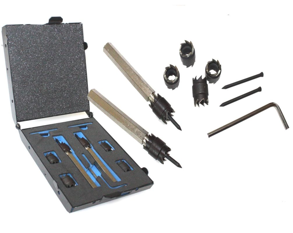 Rotary 9pc Spot Weld Cutter Drill 3/8" Double Side Cut 2 packs & Extra ...