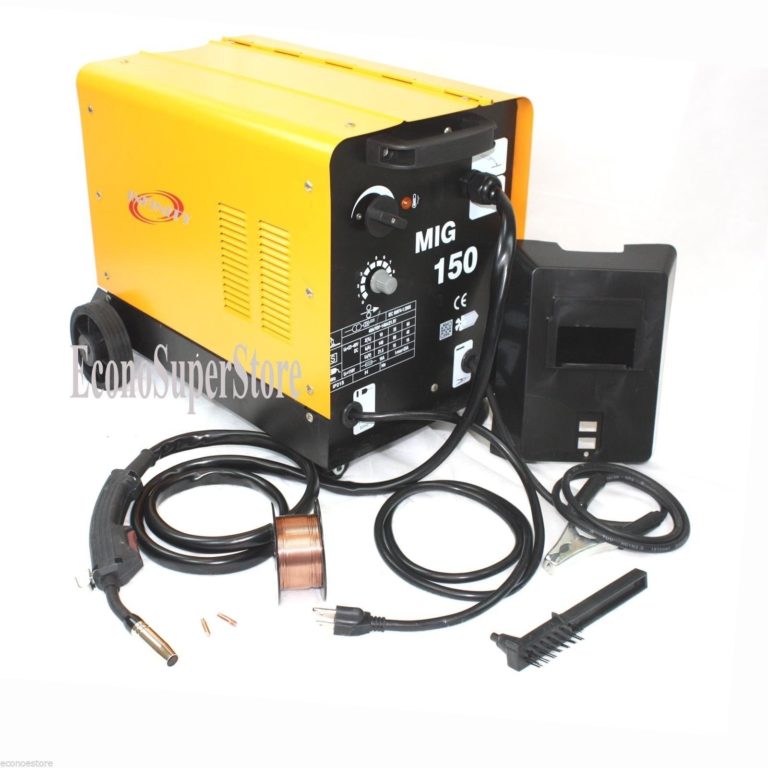 Wire Auto Feed 150AMP MIG 150 110V Flux Core Welding Machine Gas No Gas ...