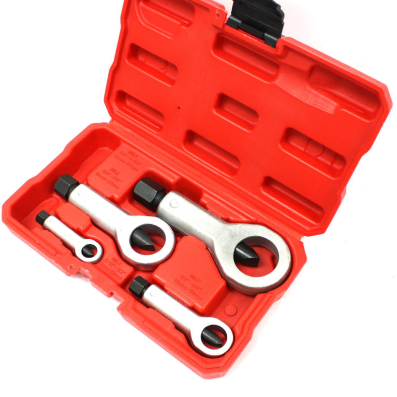 4 pc Nut Splitter Seized Damaged Broken Bolt Nuts Cutter Remover ...