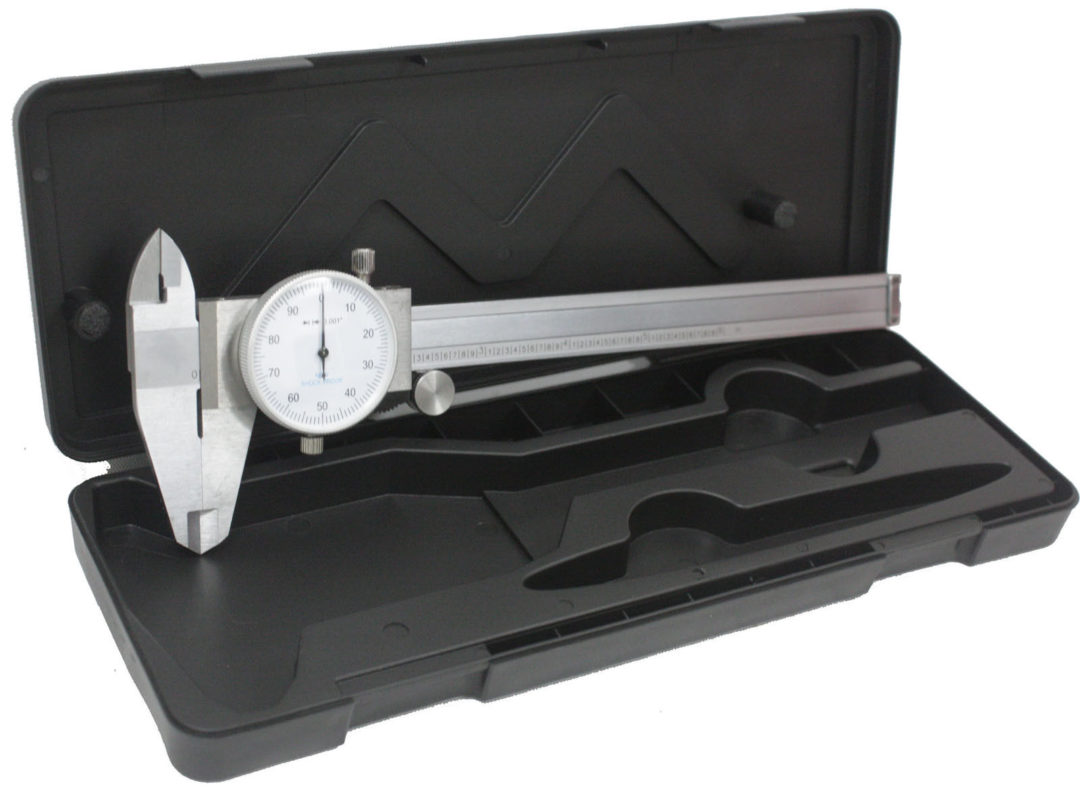 6" Dial Caliper Stainless Steel Shockproof Gauge .001" of One Inch ...