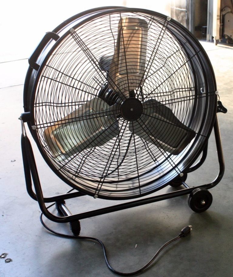 Commercial High Velocity Rolling Industrial 24" Drum Adjustable Barrel ...