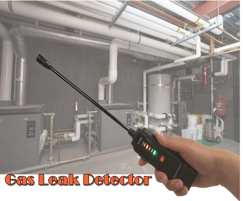 Handheld Combustible Gas Leak Detector Sniffer Methane LPG LNG Sewer ...