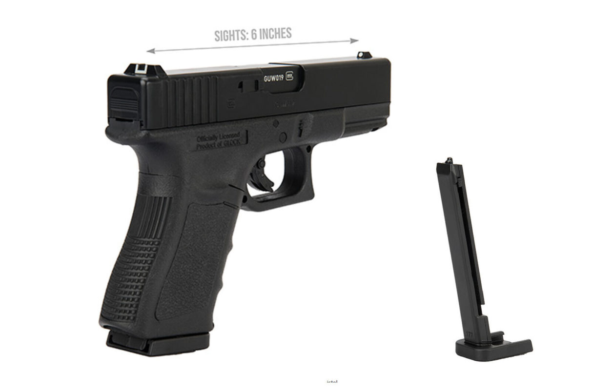 Umarex Licensed Glock 19 Gen 3 CO2 Non-Blowback Action Air BB Gun .177 ...