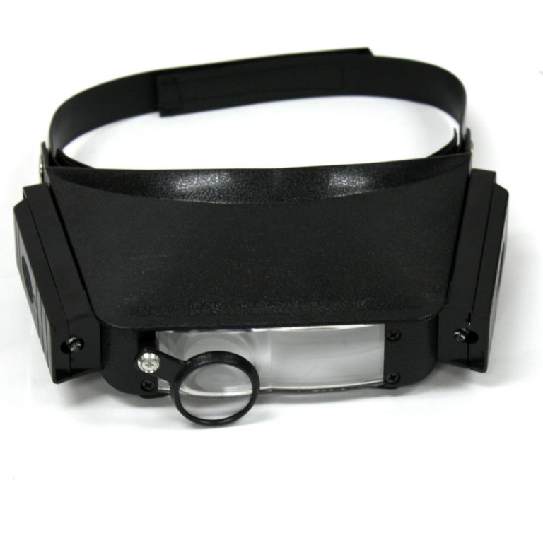 Wearable LED Magnifier Glasses Magnifying Glass Lens with Light ...