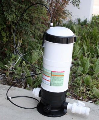 Automatic Swimming Pool Chlorinator Dispenser Chlorine In-Line Feeder ...