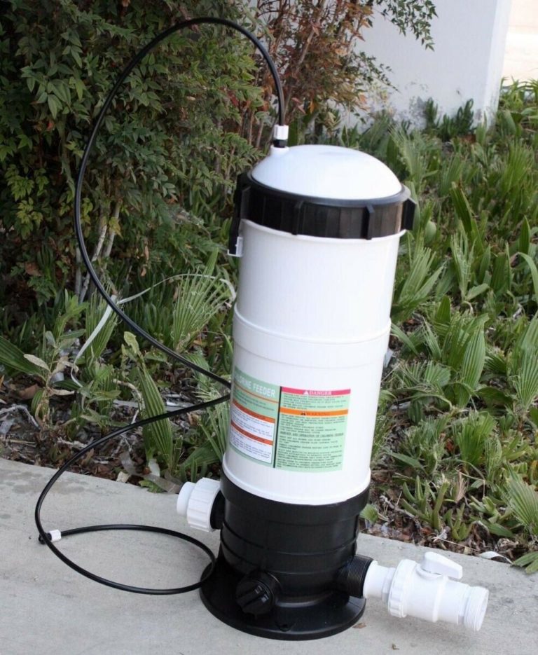 Automatic Swimming Pool Chlorinator Dispenser Chlorine In-Line Feeder ...