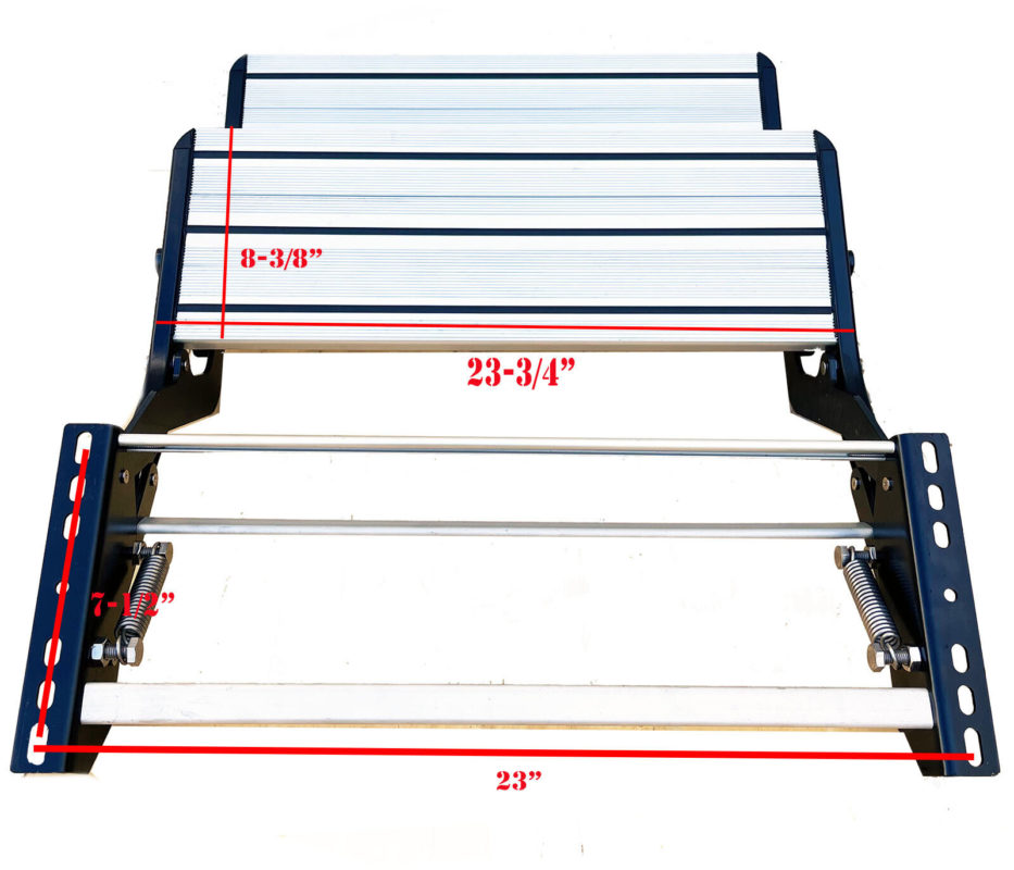 EZ Pull Out Retractable One Step RV Camper Platform Steps Stair Anti ...