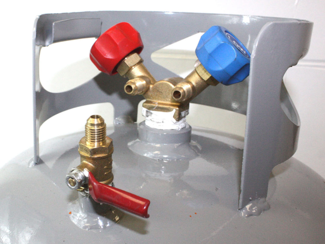 R410A Refrigerant Recovery Reclaim Cylinder Tank – 48lb Pound 400 PSI Y ...