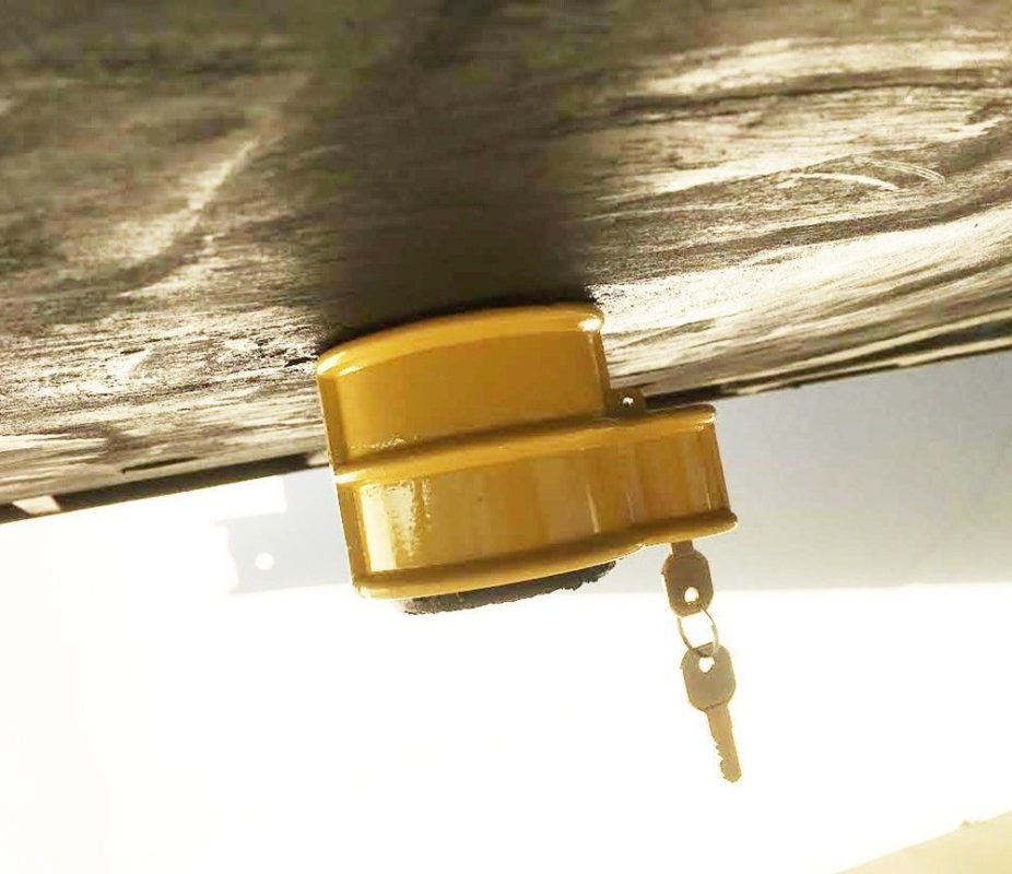 Same Key Lot 2 Anti theft KING PIN Lock 4 Container Trailer RV 5th ...