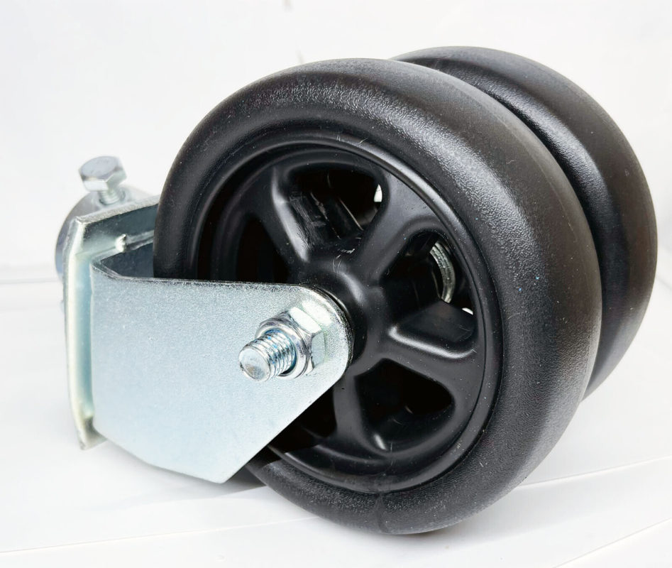 2000lbs Dual Wheel Swivel Caster Trailer Tongue Jack Wheel for Trailer ...