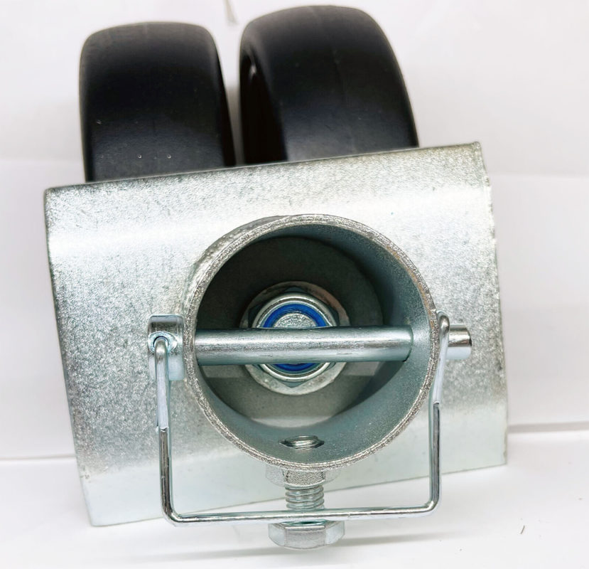 2000lbs Dual Wheel Swivel Caster Trailer Tongue Jack Wheel for Trailer ...