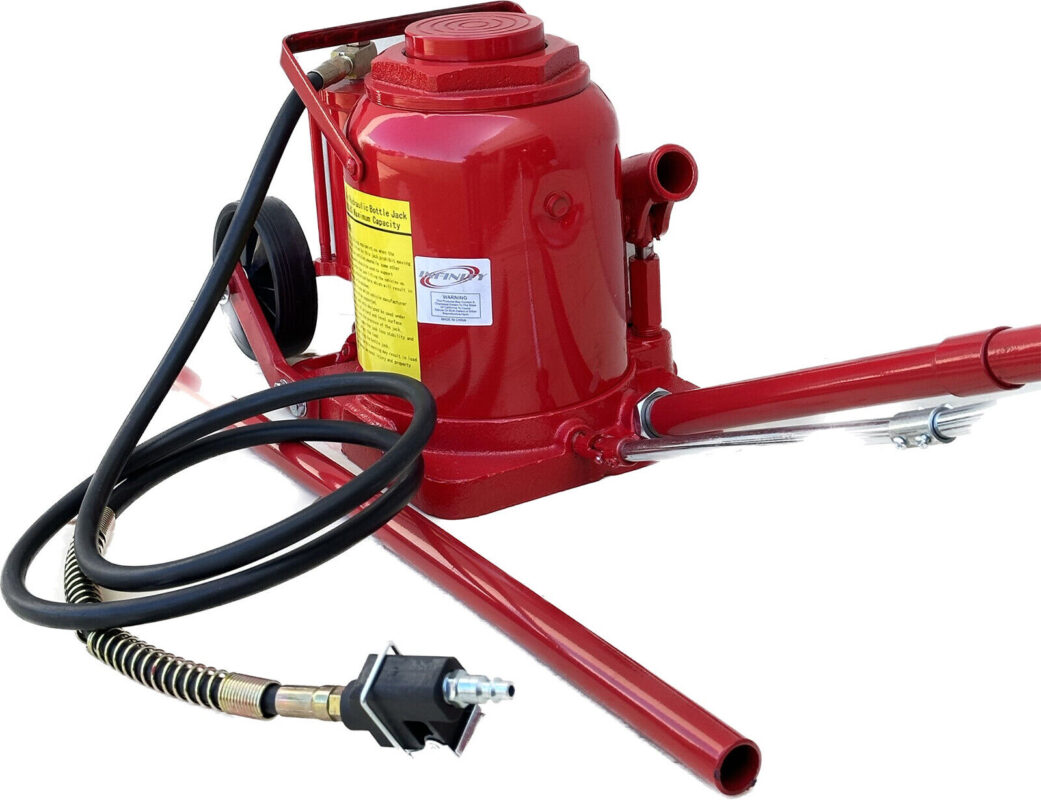50 Ton Pneumatic Air Hydraulic Floor Jack Lift 110000Lbs Manual Air ...
