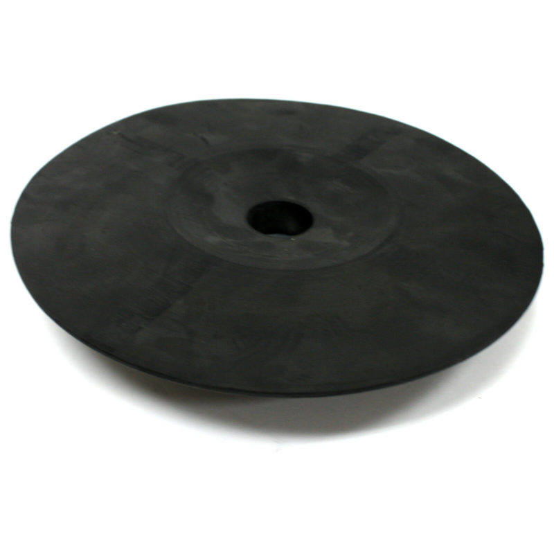 7" Flexible Rubber Backing Pad 5/8" – 11 Arbor w/ Retaining Disc Washer ...