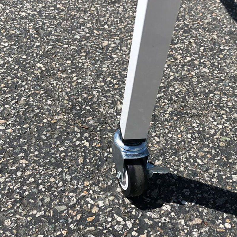 Easy Quick Fit 4′ x 8′ Rolling Flood Table Stand with Bars and Rolling ...