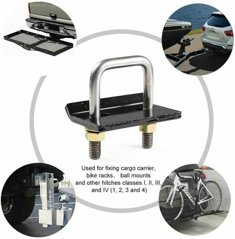 Hitch Tightener Stabilizer Anti Rattle Towing Tow Clamp 2" Trailer Lock ...