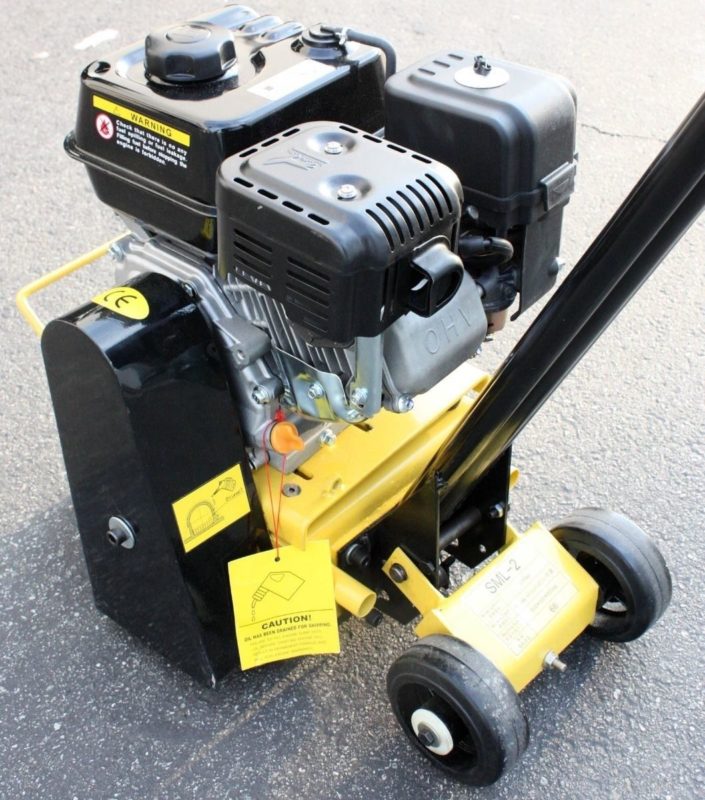Walk Behind 6.5HP 196cc Asphalt Scarifying Planer Grinder Preparation ...